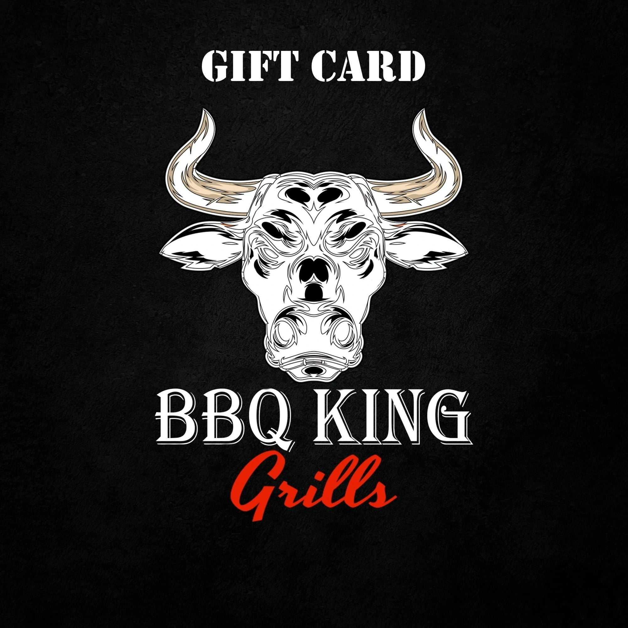 BBQ Lovers Gift Card , Be The King of Barbecue ,custom amounts